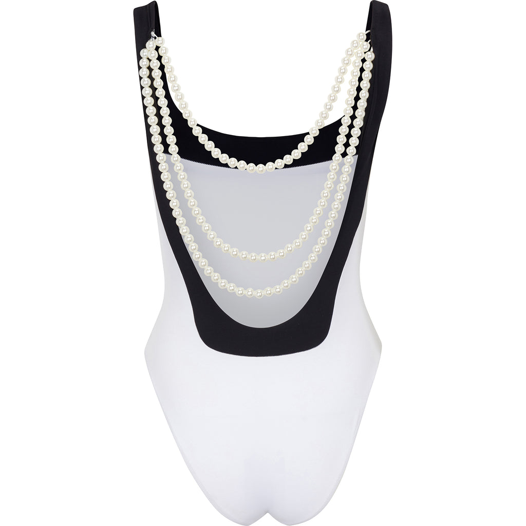 CECIL WHITE WITH PEARLS – TABACARU SWIM